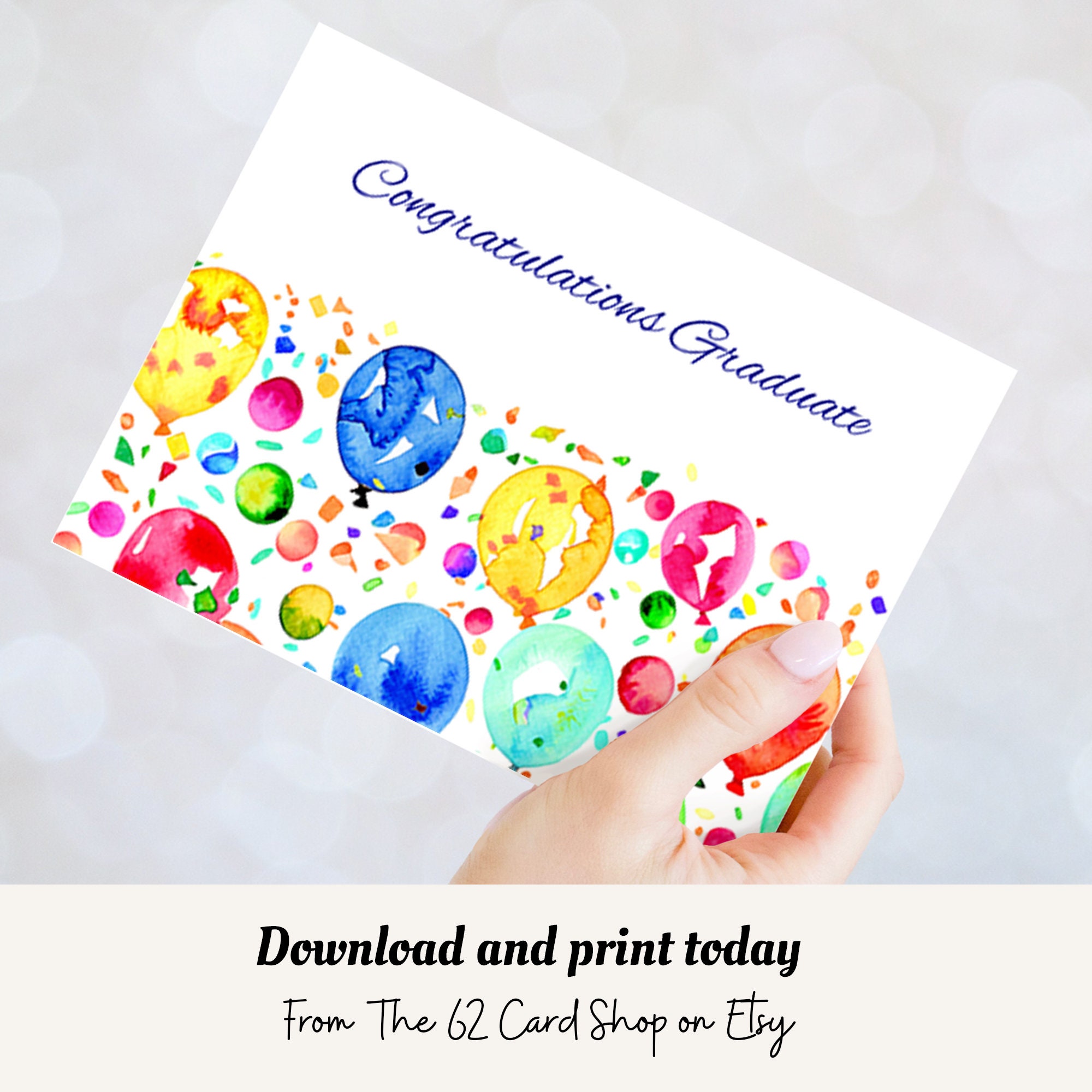 Printable Graduation Congratulations Card, Congrats to the High School ...
