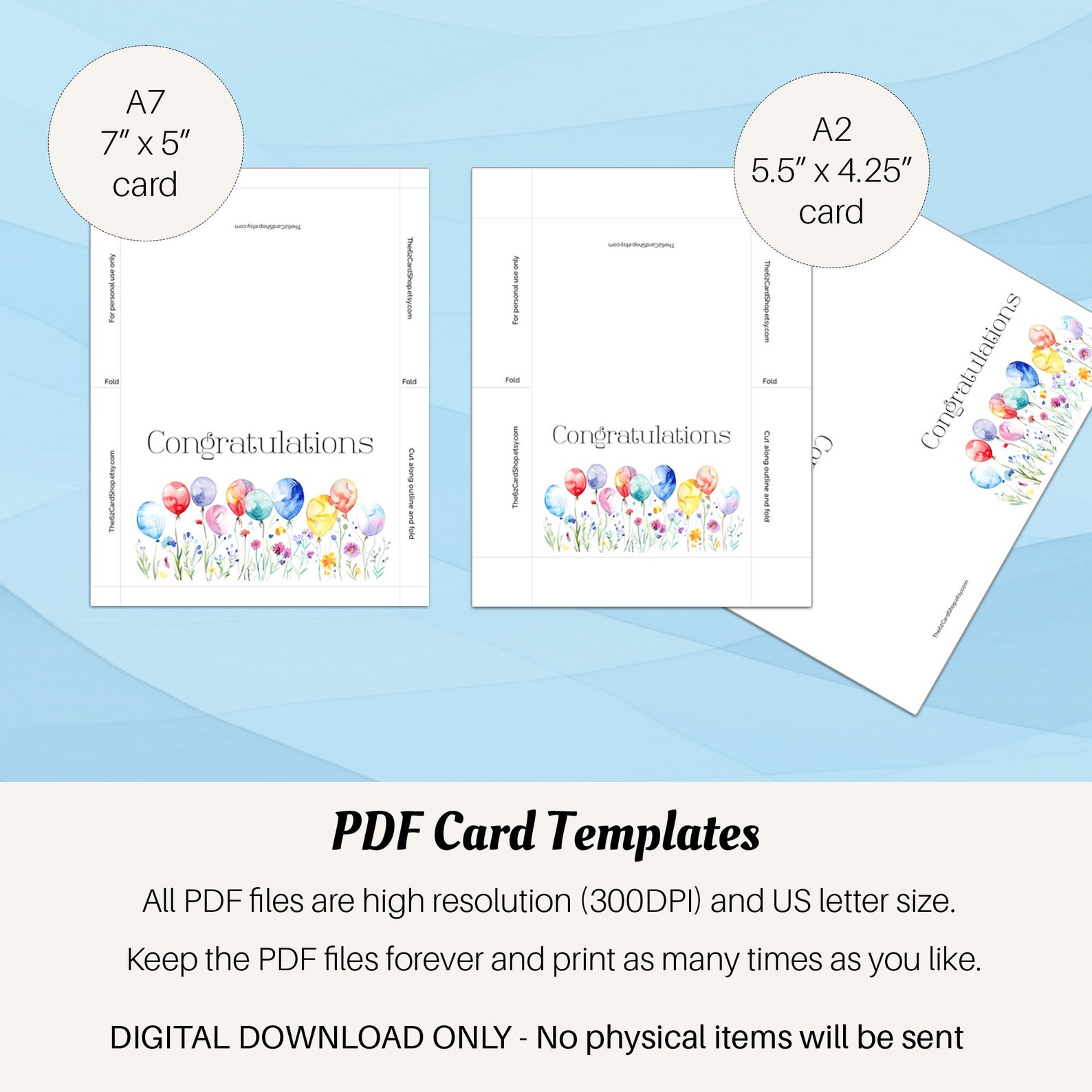 Printable Congratulations Card to Celebrate a Big Achievement, Pretty ...