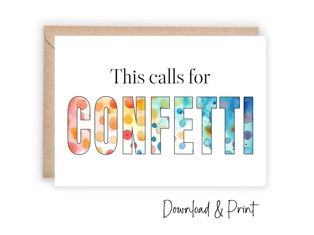 Printable Congratulations Card to Celebrate a Big Achievement, Card ...