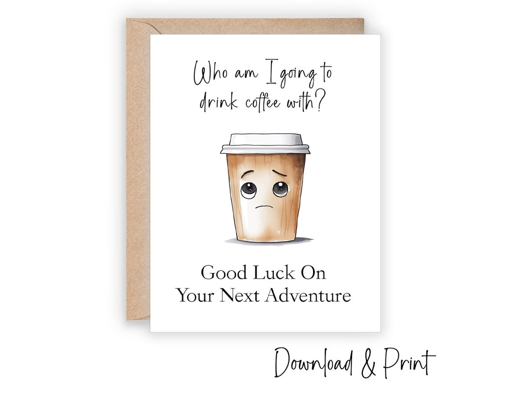 Goodbye Card for a Coworker Leaving | Good Luck to Coworker Card | Two ...