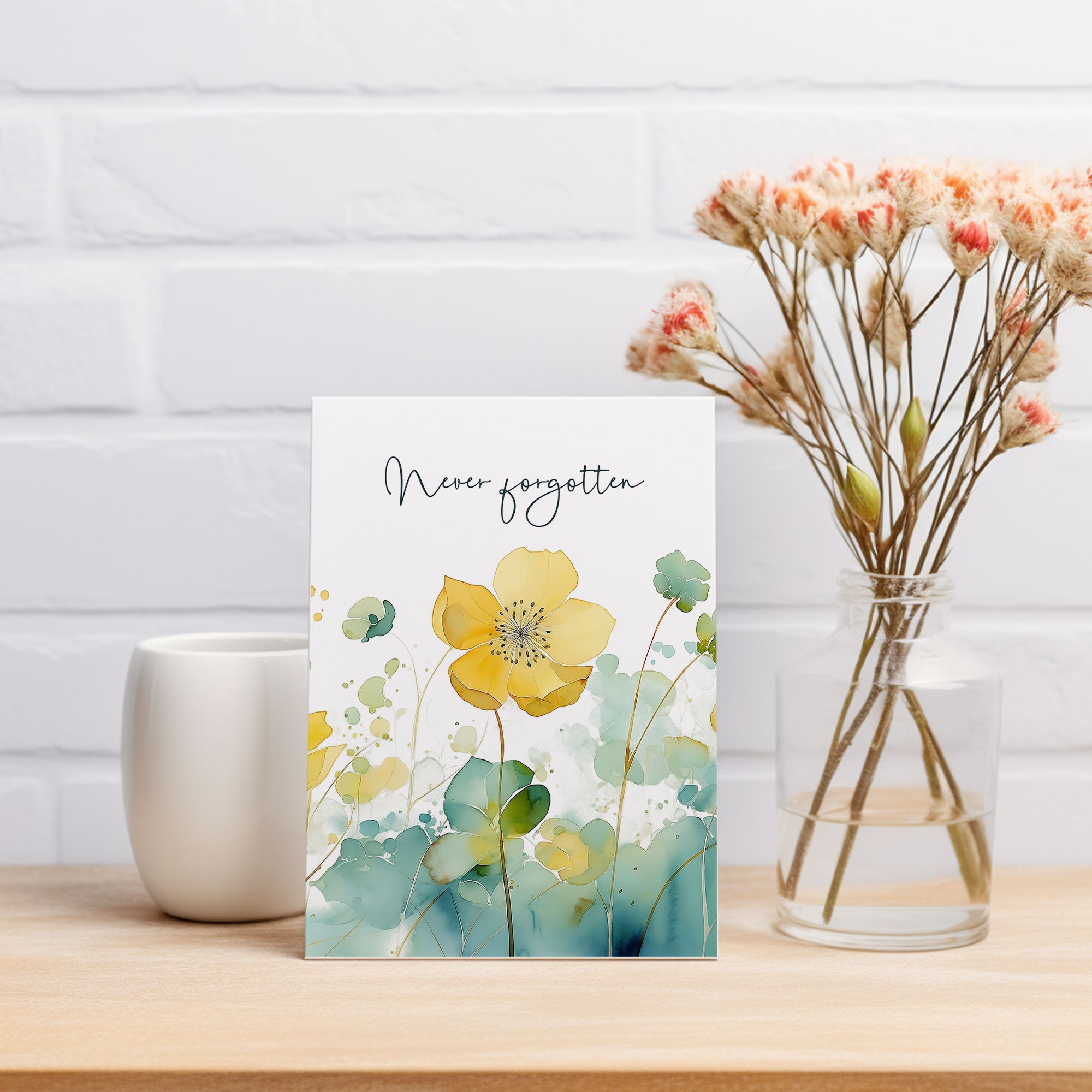 Printable Sympathy Card, Condolences Sorry for Your Loss Card, Thinking ...