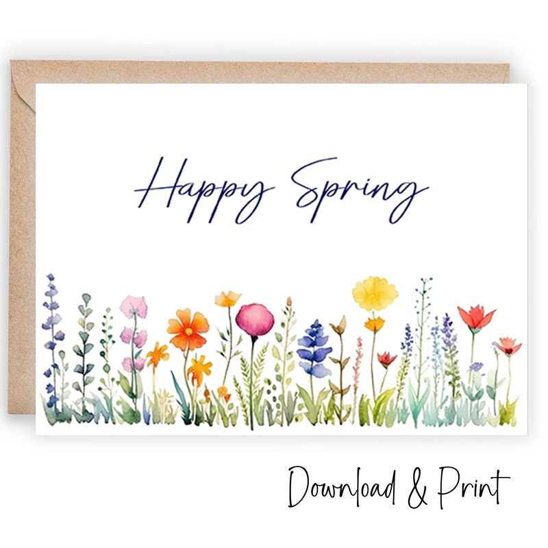 Happy Spring - Etsy