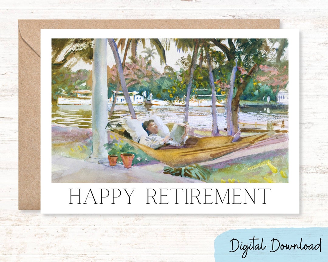 Printable Happy Retirement Card to Celebrate a Job Well Done - Etsy