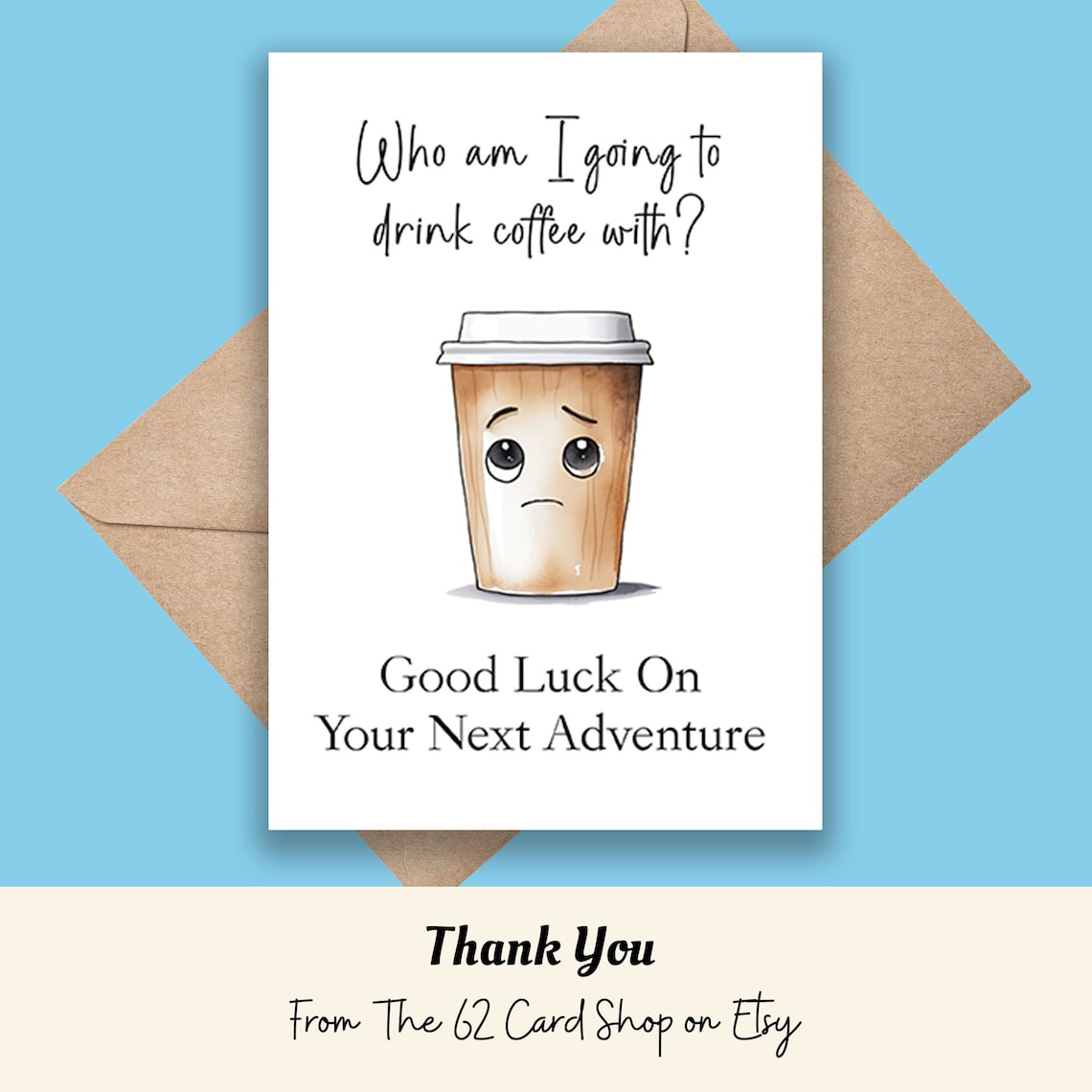 Goodbye Card for a Coworker Leaving Good Luck to Coworker Card Two ...