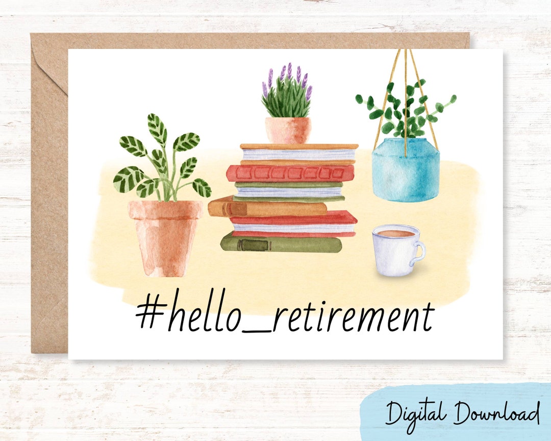 Printable Happy Retirement Card in Sizes 7x5 & A2 Honor Their - Etsy ...