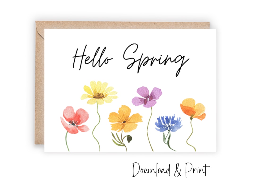 Free Printable Spring Cards