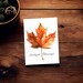 Printable Happy Thanksgiving Greeting Card, Celebrate Fall Autumn ...