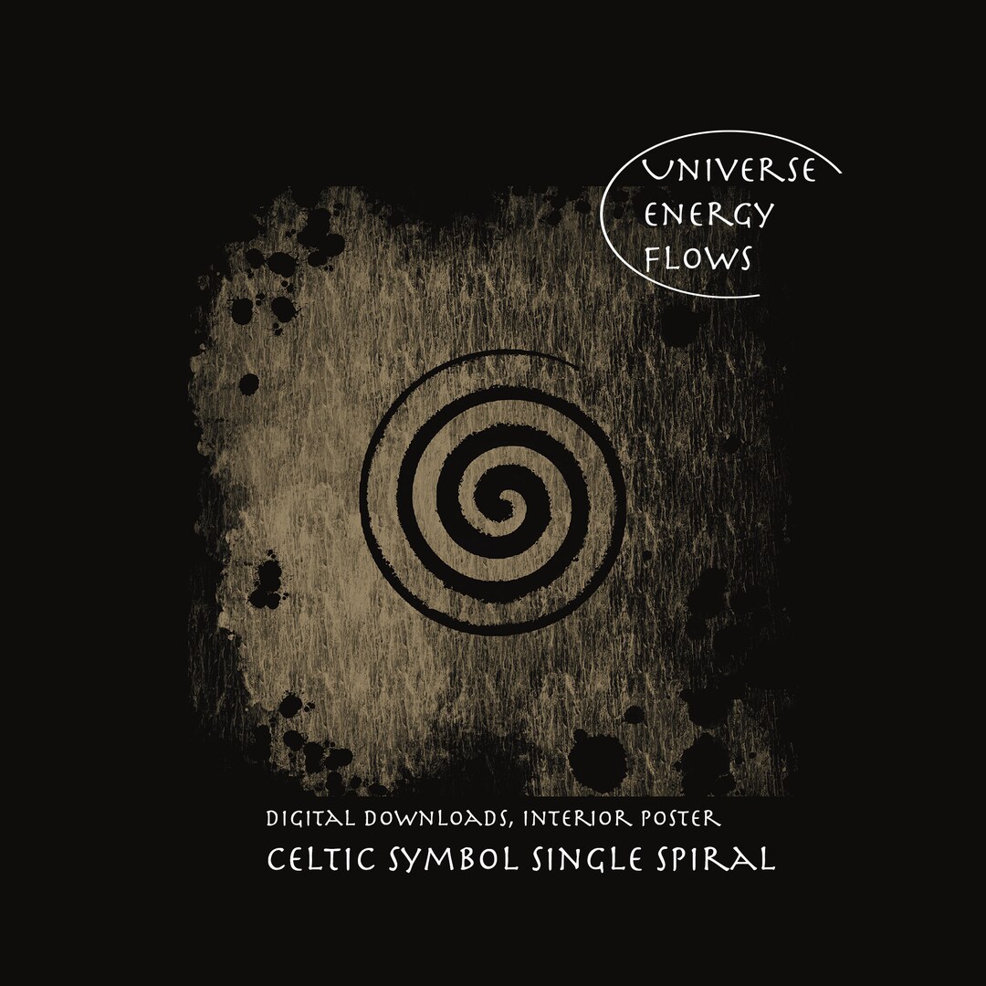 Single Spiral Celtic Symbol Digital Downloads PNG - Etsy