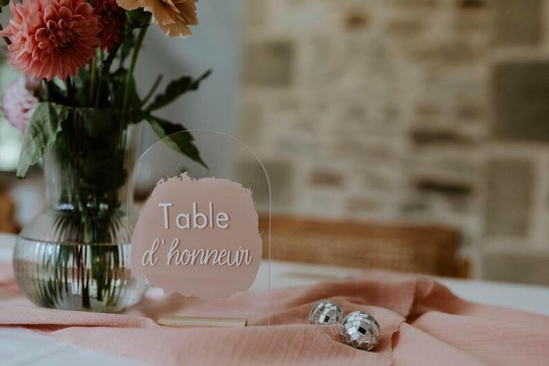 Marque table mariage - Etsy France