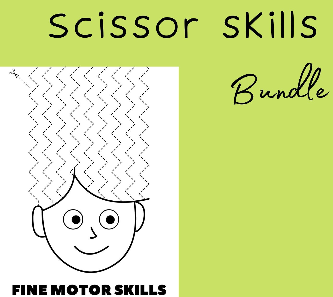 Scissor Skills Bundle - Etsy