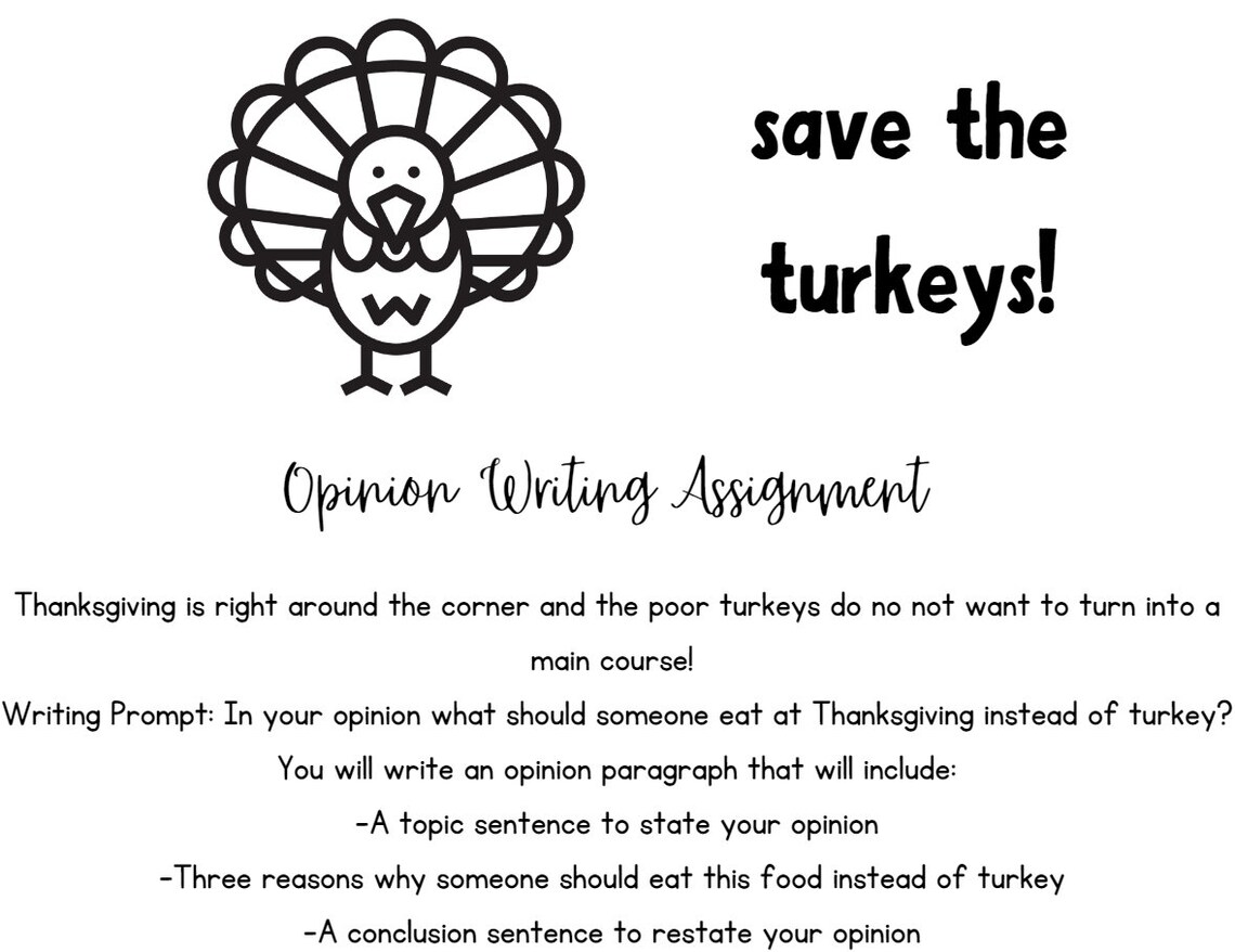 Turkey in Disguise Opinion Writing and Craft - Etsy