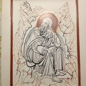 Orthodox Icon of Saint Elijah the Prophet, Hand Painted, Greek Icon ...