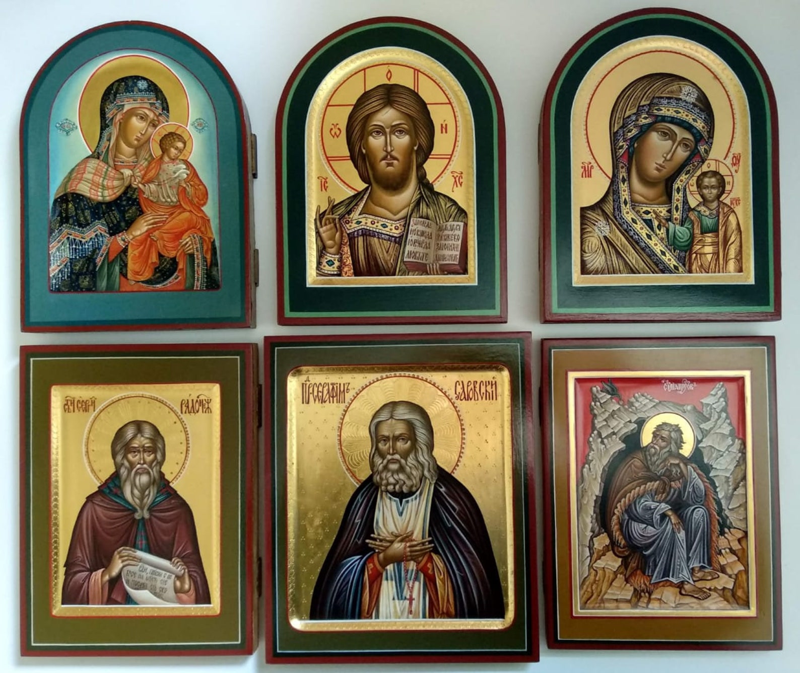 Orthodox Icon of Jesus Christ, Hand Painted, Greek Icon, Byzantine Art ...