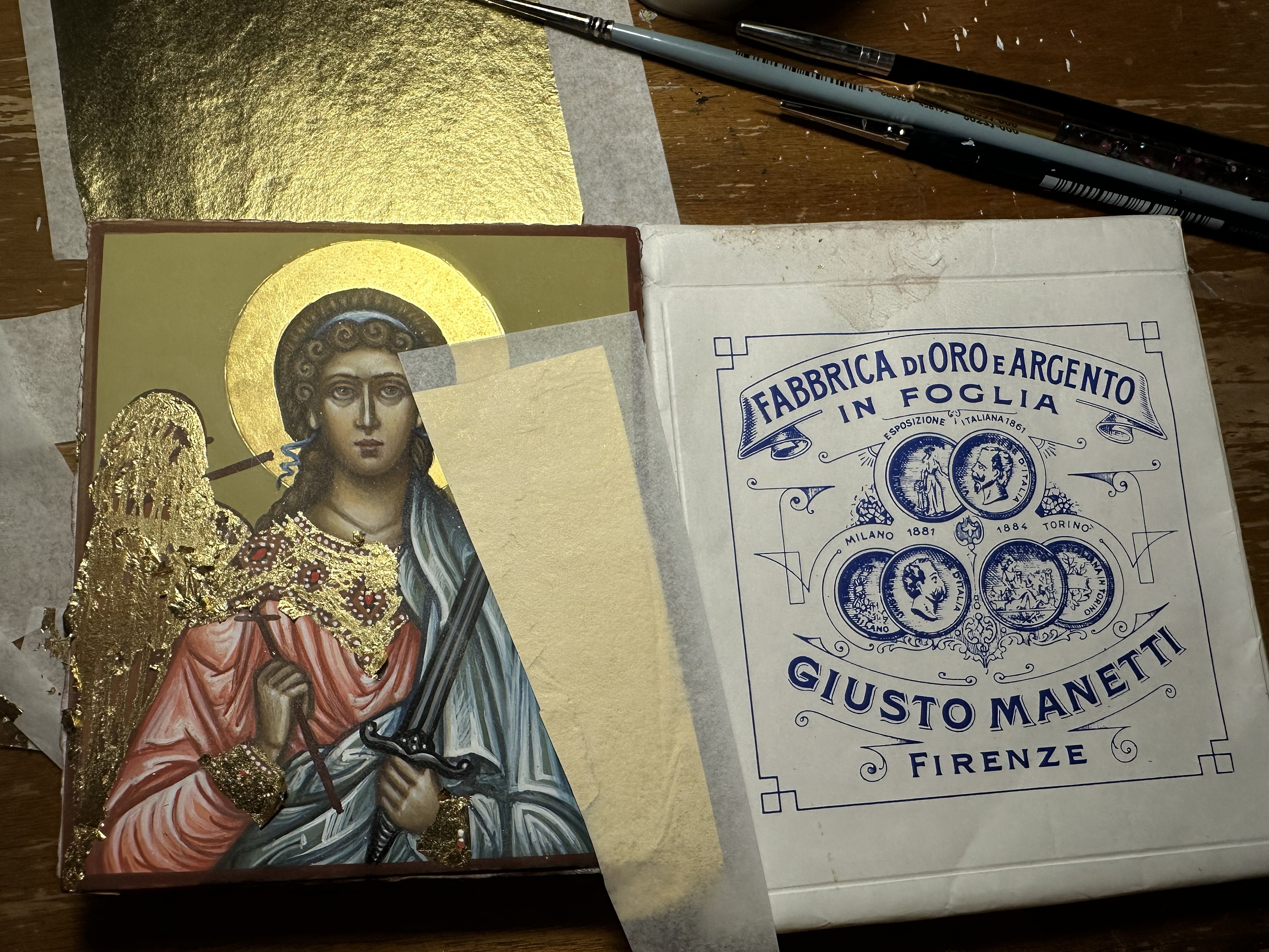 Orthodox Icon of Guardian Angel, Good Spirit Hand Painted by ...
