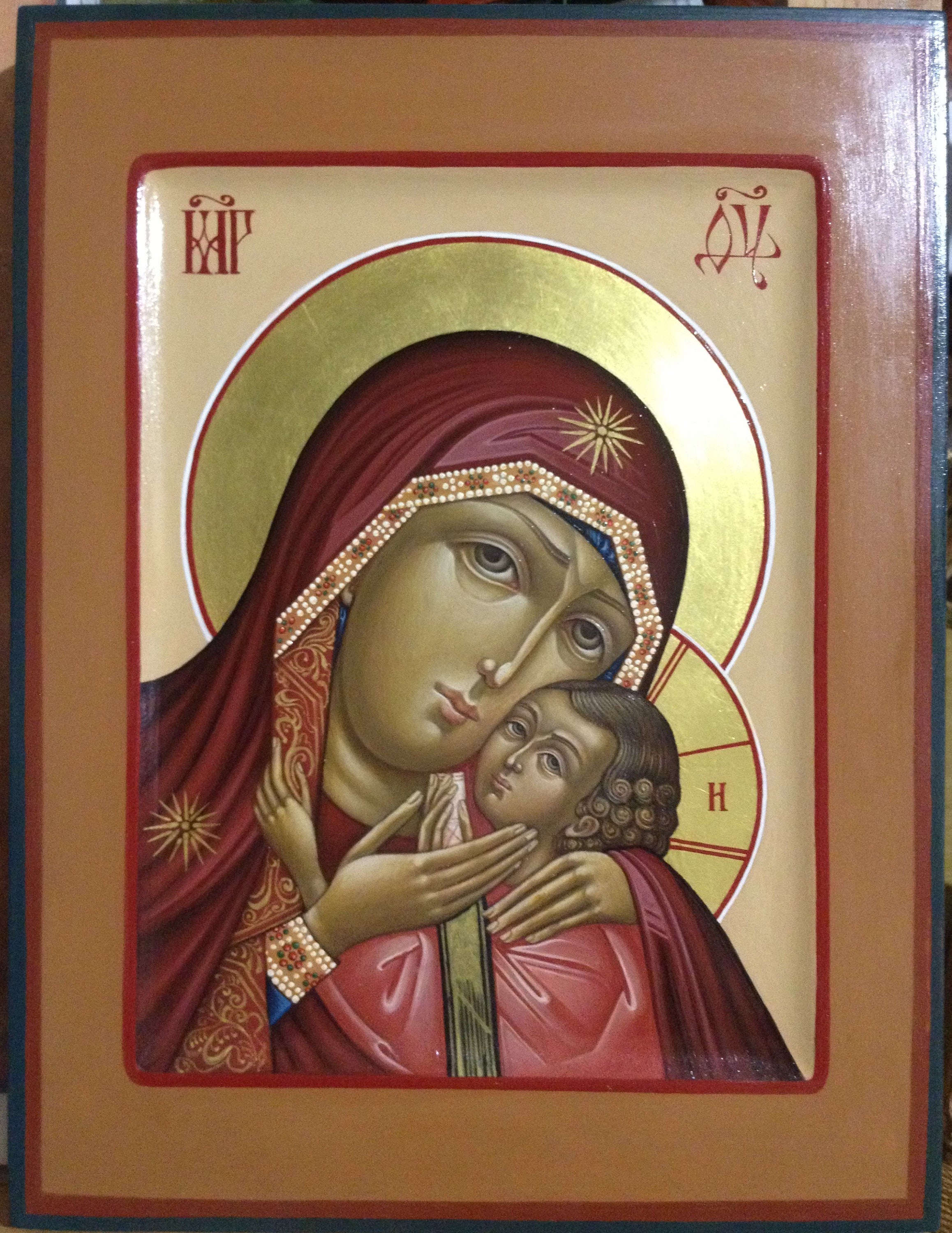 Orthodox Korsun Icon of the Mother of God ephesian Hand - Etsy