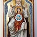 Orthodox Icon of Father, Son and Holy Spirit, the Holy Trinity, Greek ...