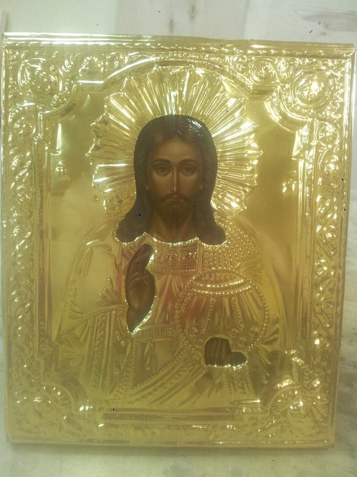 Orthodox Icon of Jesus Christ, Hand Painted, Greek Icon, Byzantine Art ...