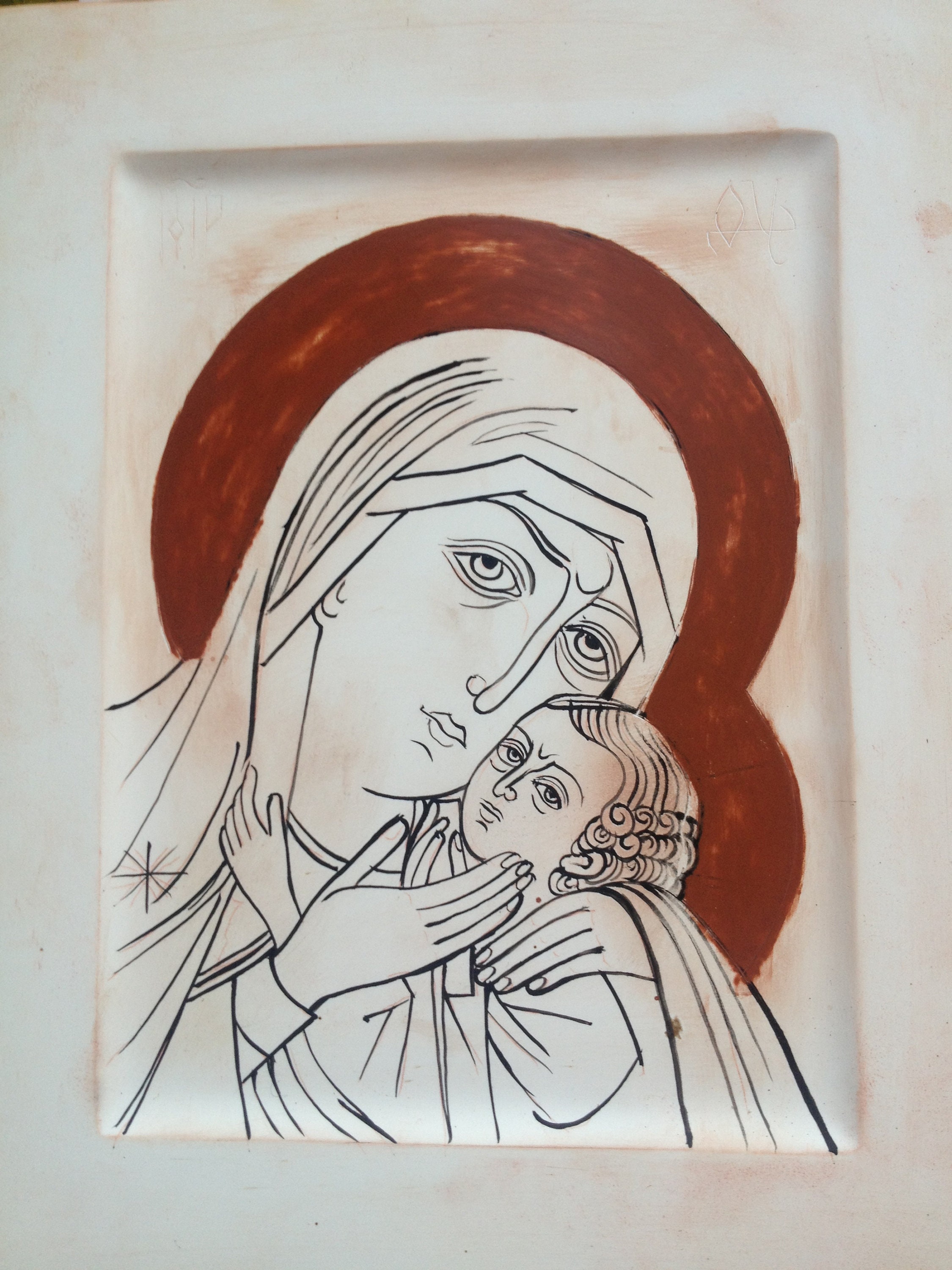 Orthodox Korsun Icon of the Mother of God ephesian Hand - Etsy