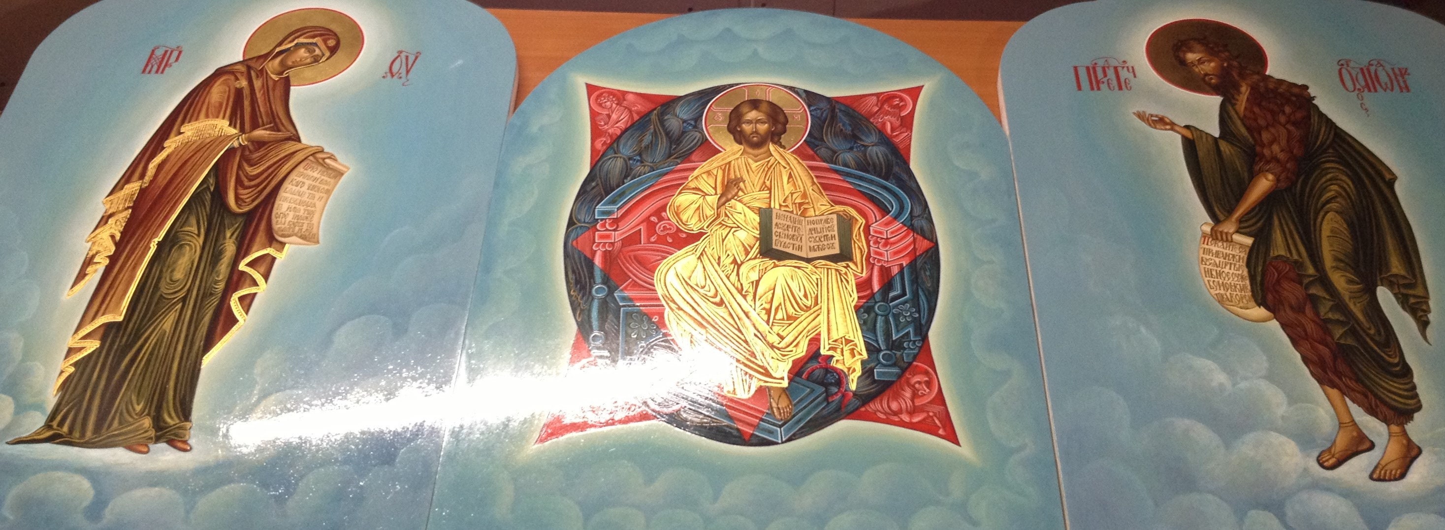 Orthodox Icon of Jesus Christ, Savior in the Force, Hand Painted, Greek ...