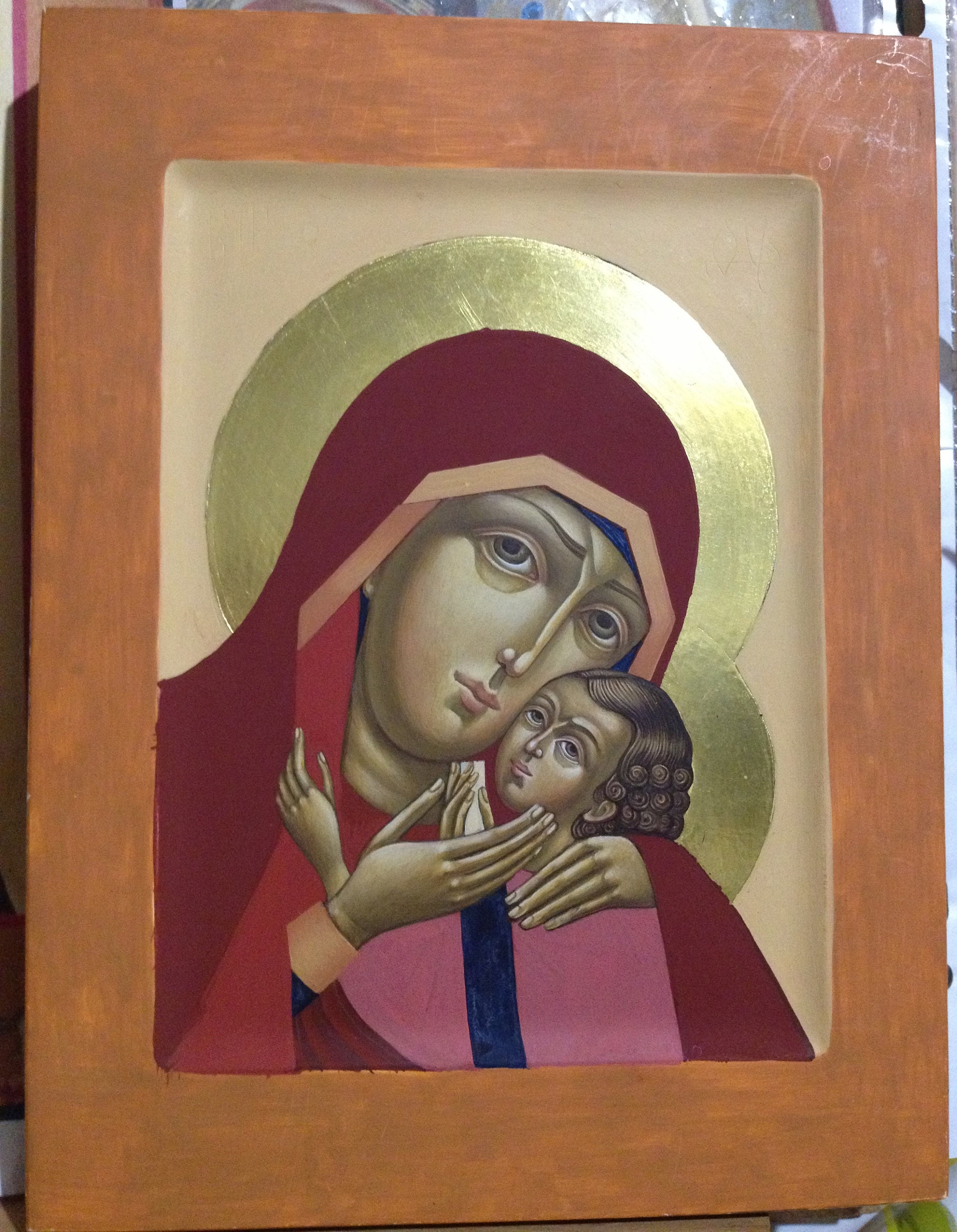 Orthodox Korsun Icon of the Mother of God ephesian Hand - Etsy