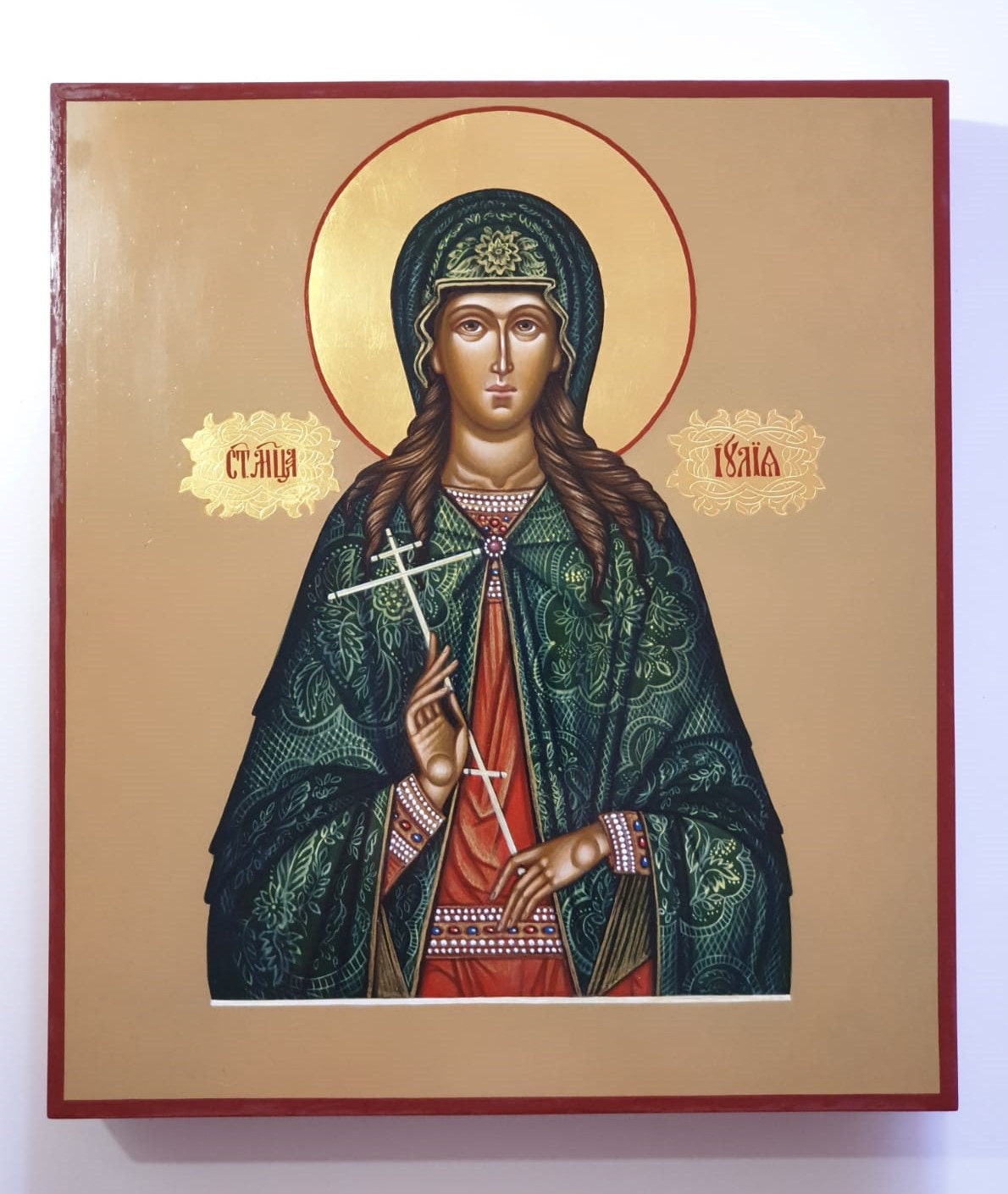 Orthodox Icon Holy Martyr Julia, Hand Painted, Greek Icon, Byzantine ...
