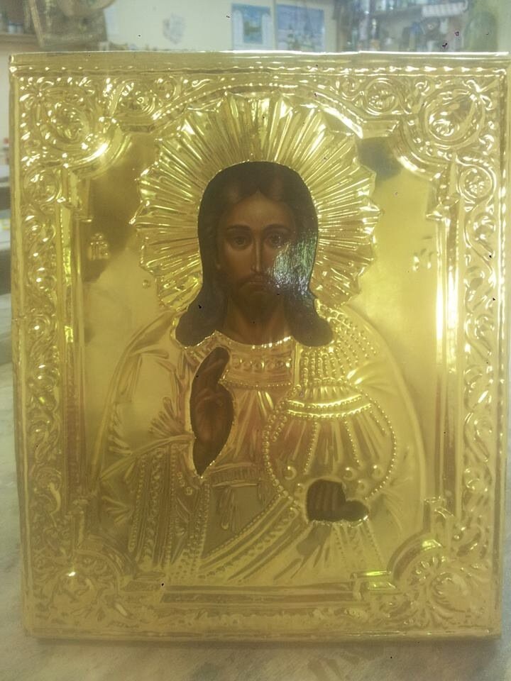 Orthodox Icon of Jesus Christ, Hand Painted, Greek Icon, Byzantine Art ...