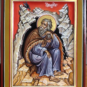 Orthodox Icon of Saint Elijah the Prophet, Hand Painted, Greek Icon ...