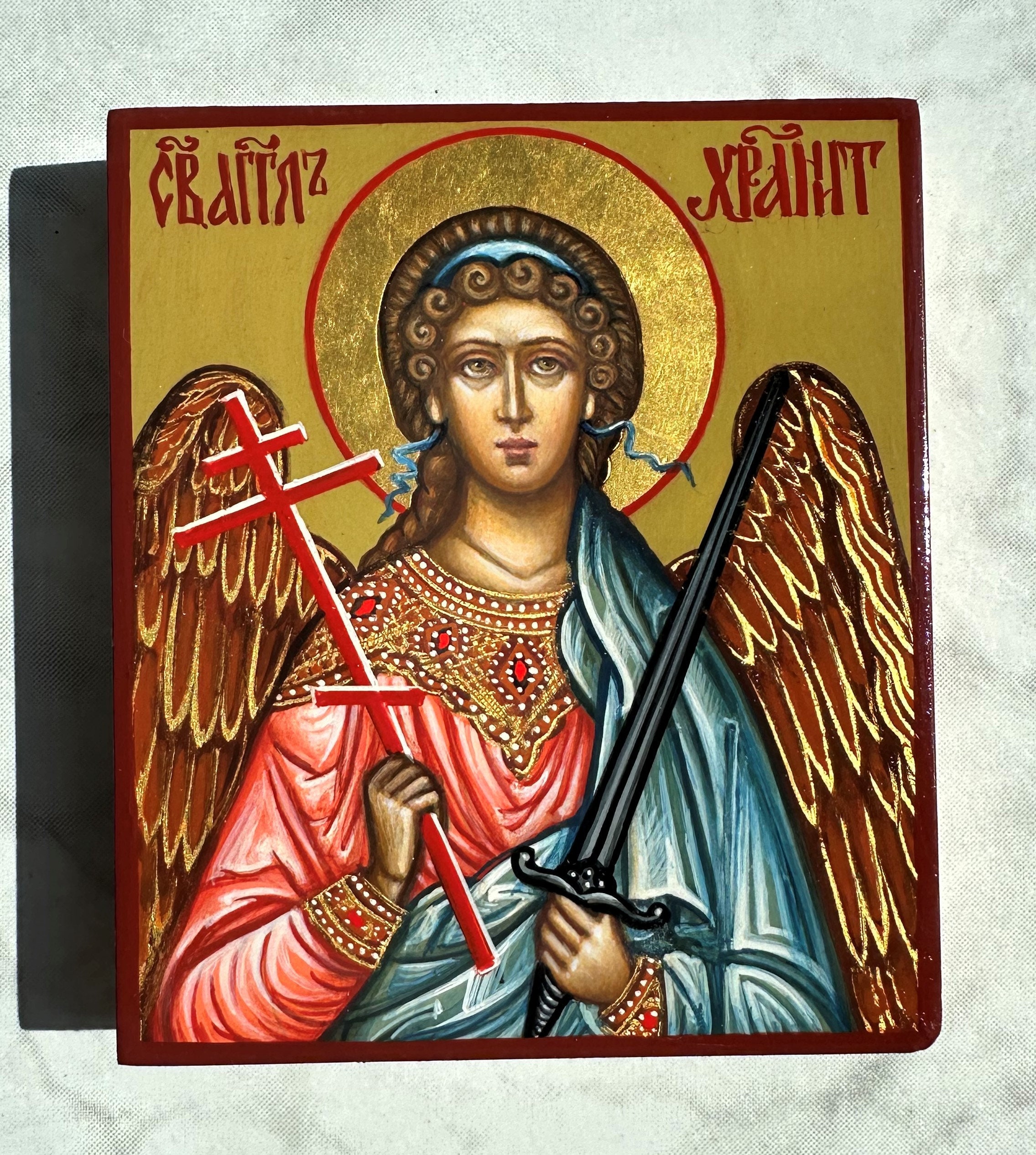 Orthodox Icon of Guardian Angel, Good Spirit Hand Painted by ...