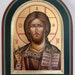 Orthodox Icon of Jesus Christ, Hand Painted, Greek Icon, Byzantine Art ...