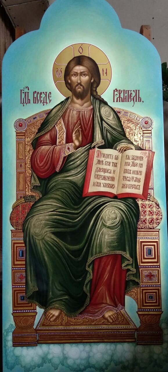 Orthodox Icon of Jesus Christ, Hand Painted, Greek Icon, Byzantine Art ...
