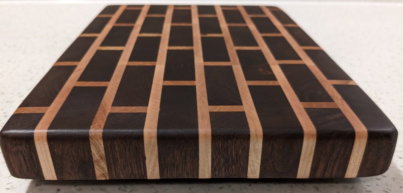 Handmade Brick Pattern End Grain Cutting Board - Etsy