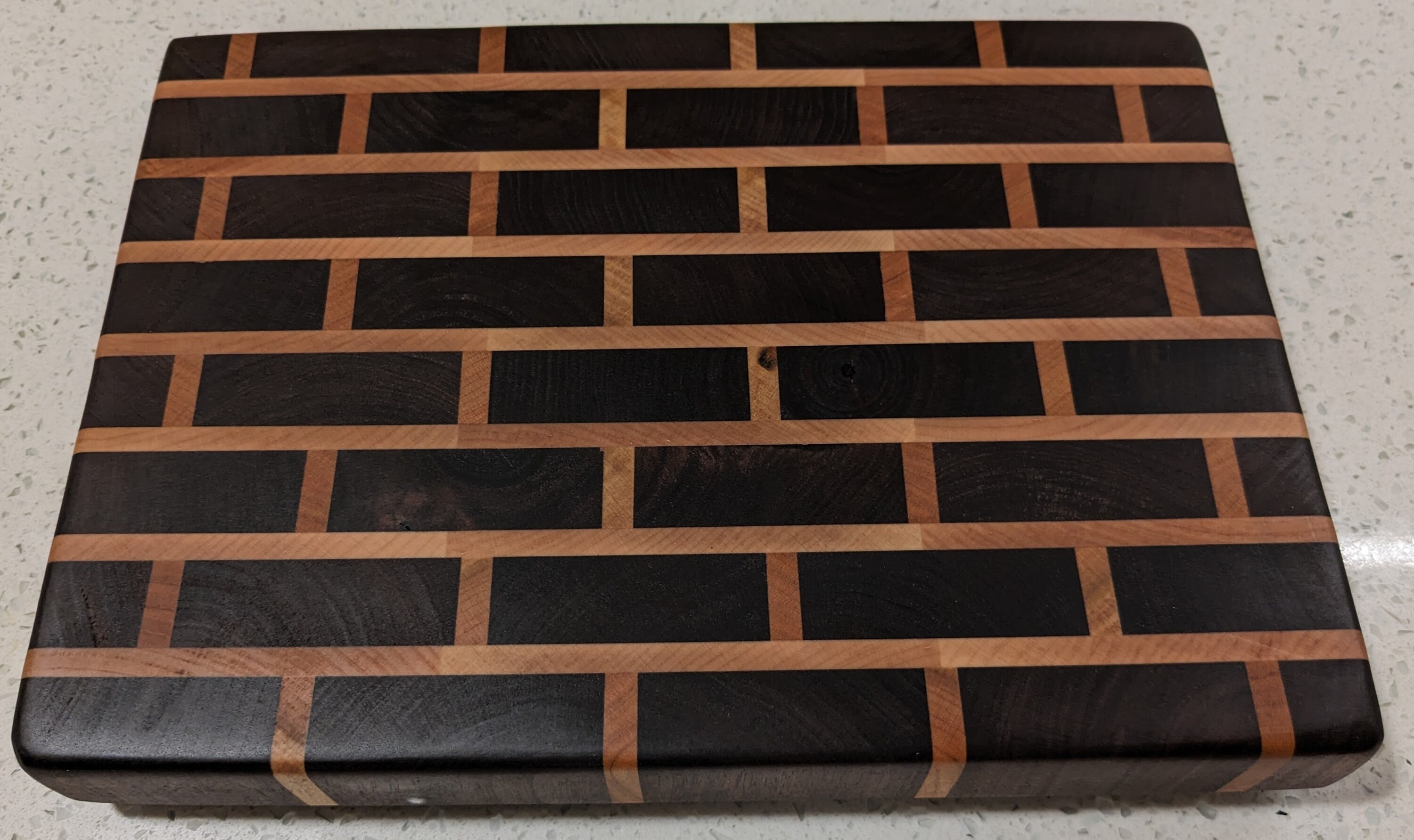 Handmade Brick Pattern End Grain Cutting Board - Etsy