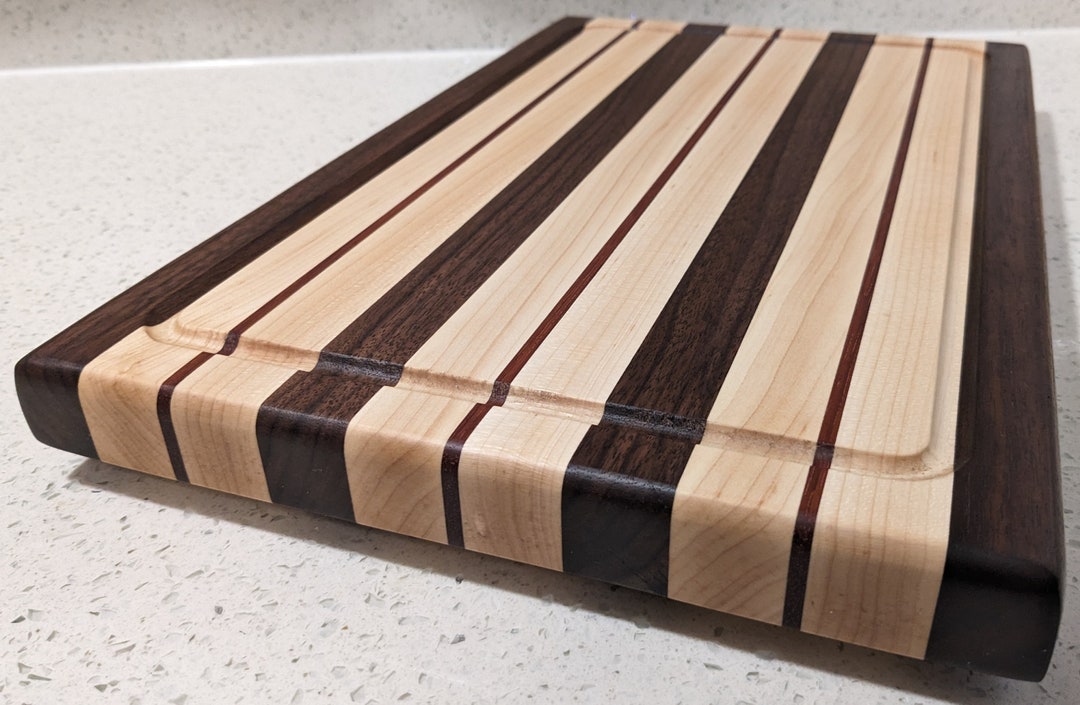 Handmade Striped Cutting Board - Etsy