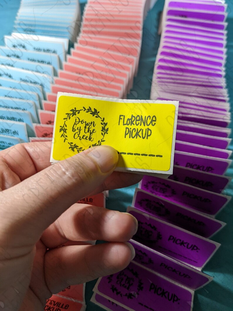 Custom Thermal Business Labels - Pick up Labels - Small Business ...