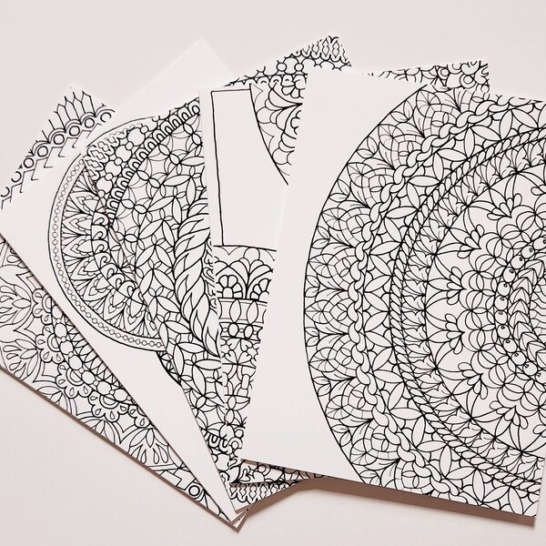 Mandala Greeting Card - Etsy