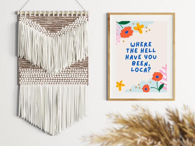 Where the Hell Have You Been Loca Poster, Twilight Wall Art, Twilight ...