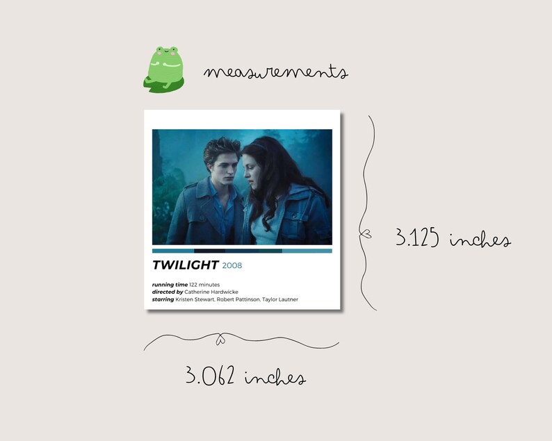 Twilight Polaroid Kit Digital Download | Twilight Saga Collage Prints ...