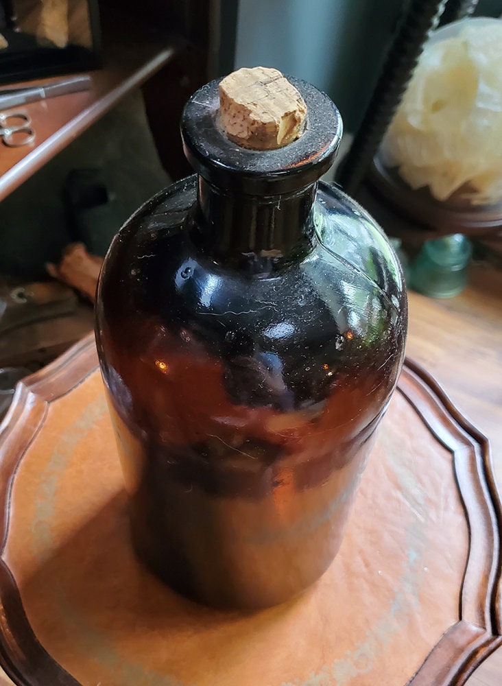 Antique Erigidine Compound Amber Antique Medicine Brown Bottle Old ...