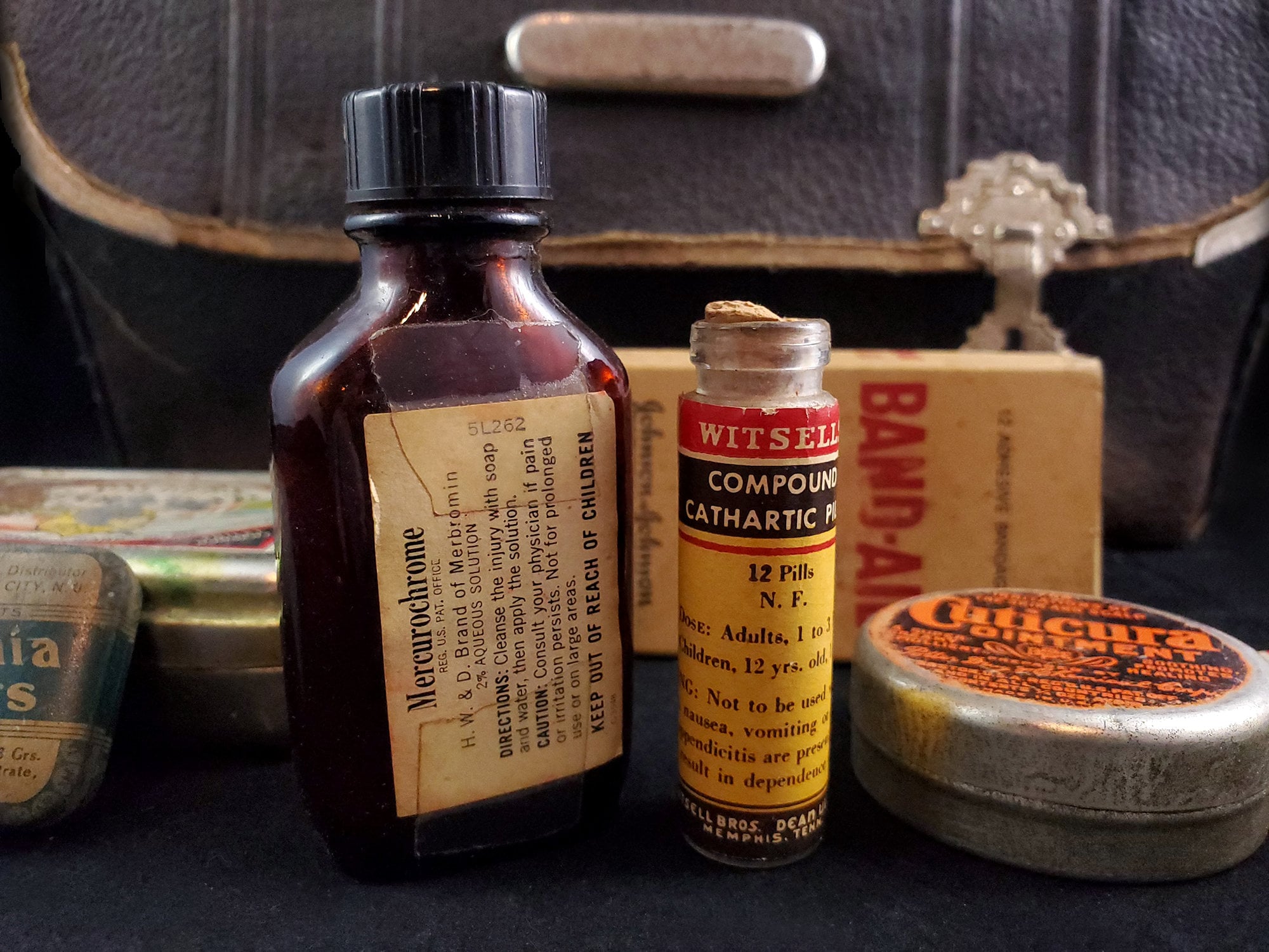 RARE Antique Leather Doctors Medical Sick Bag W/ Contents Vintage VTG Bottle Medicine - Etsy
