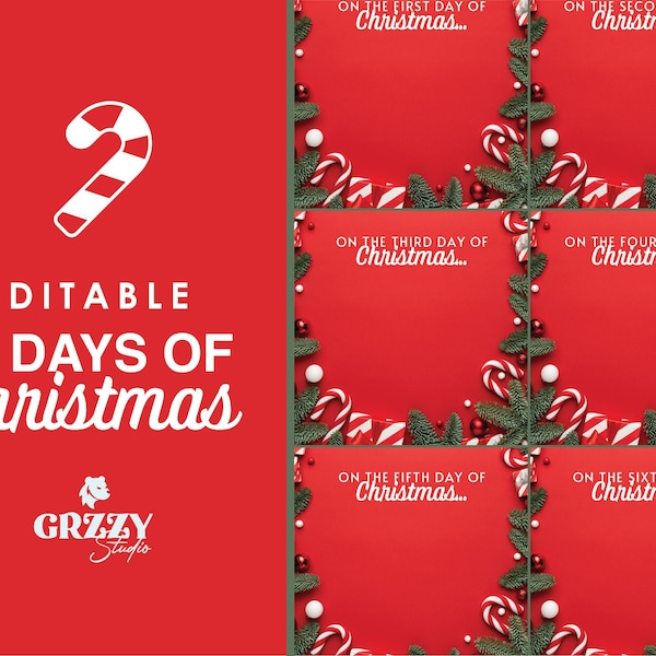 12 Days of Christmas - Etsy