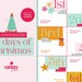 Editable 12 Days of Christmas Printables or Social Posts | Canva ...