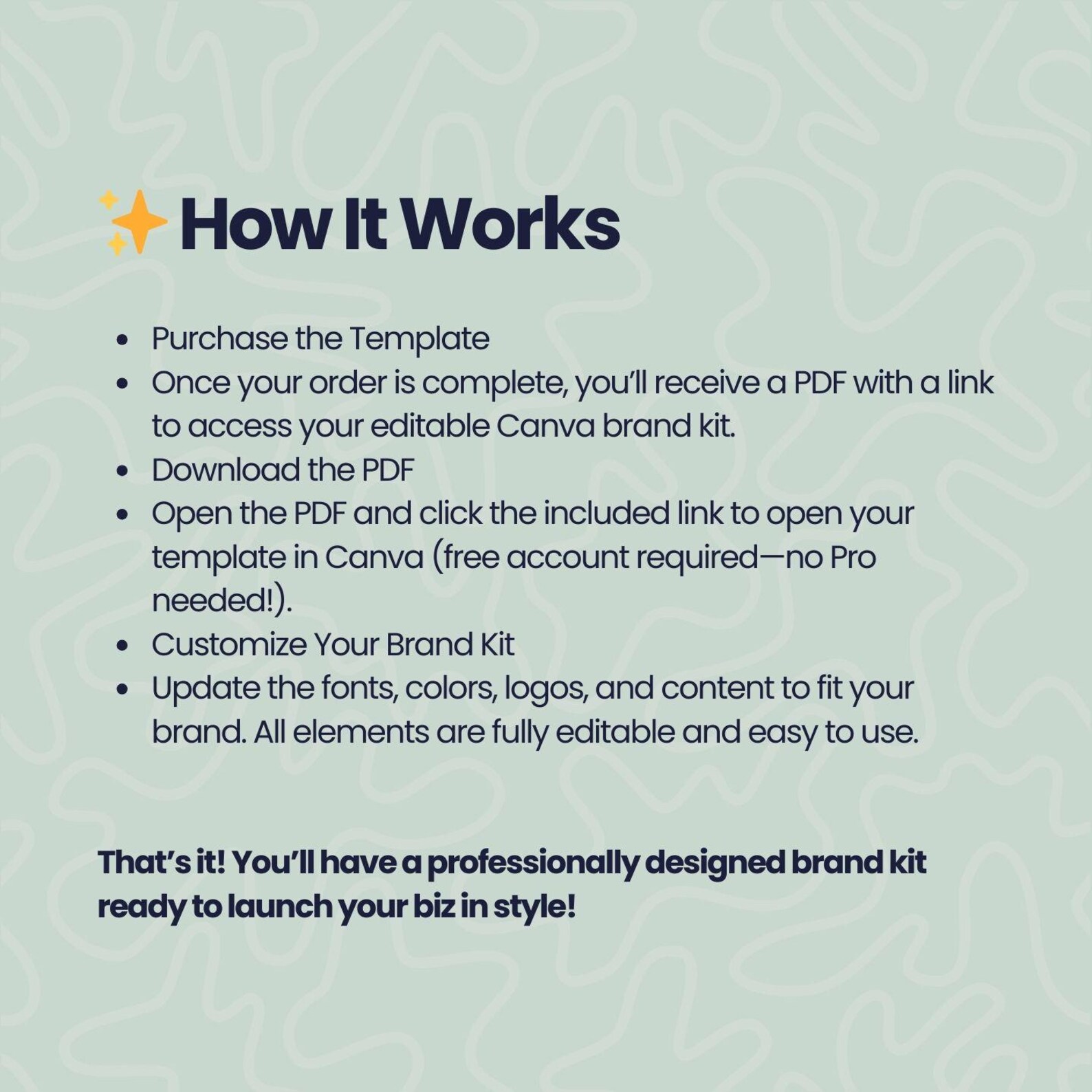 Canva Coaching Brand Kit: Editable Logo & Font Palette (digital ...