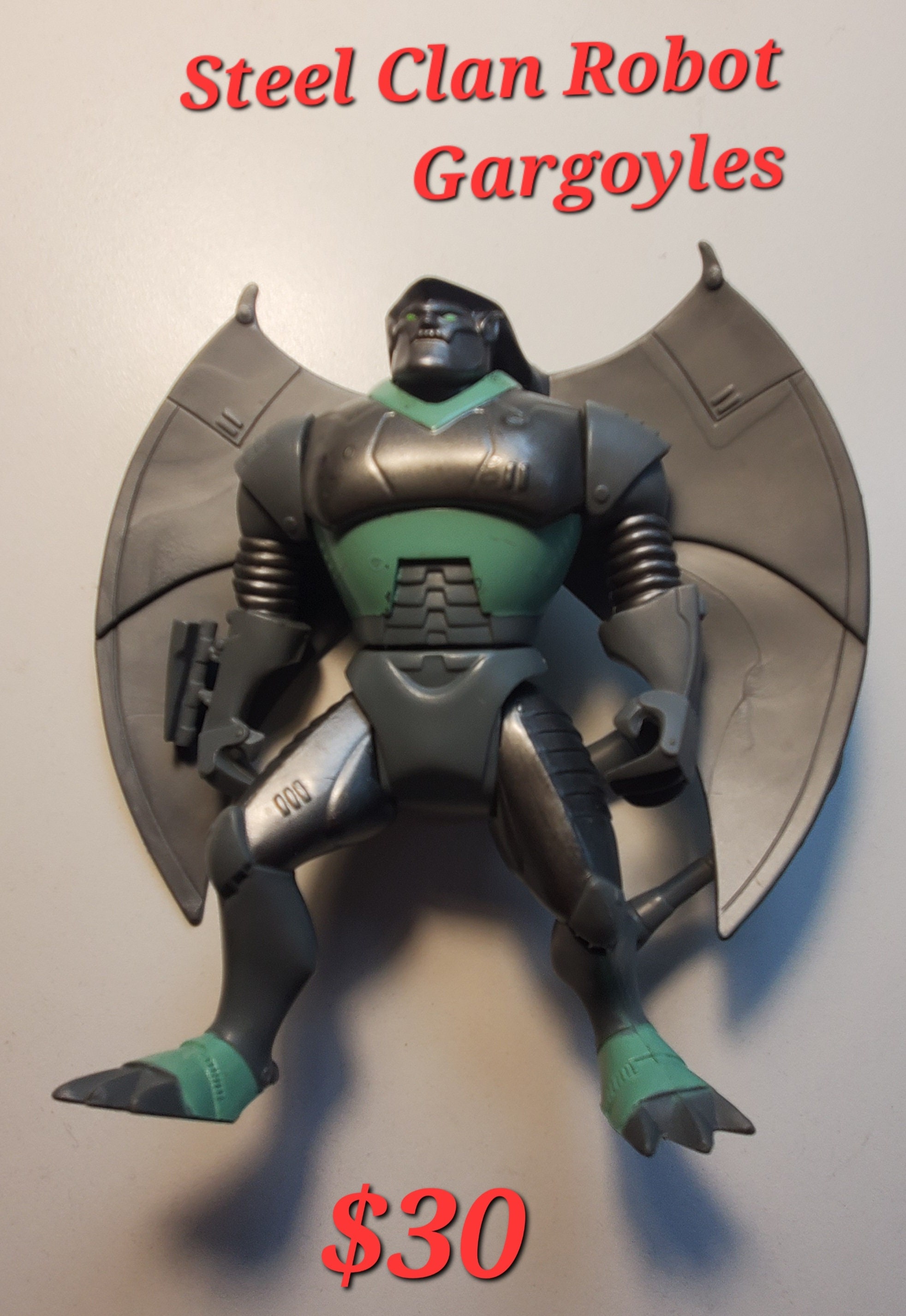 Vintage 90s Gargoyles Steel Clan Robot Figure - Etsy