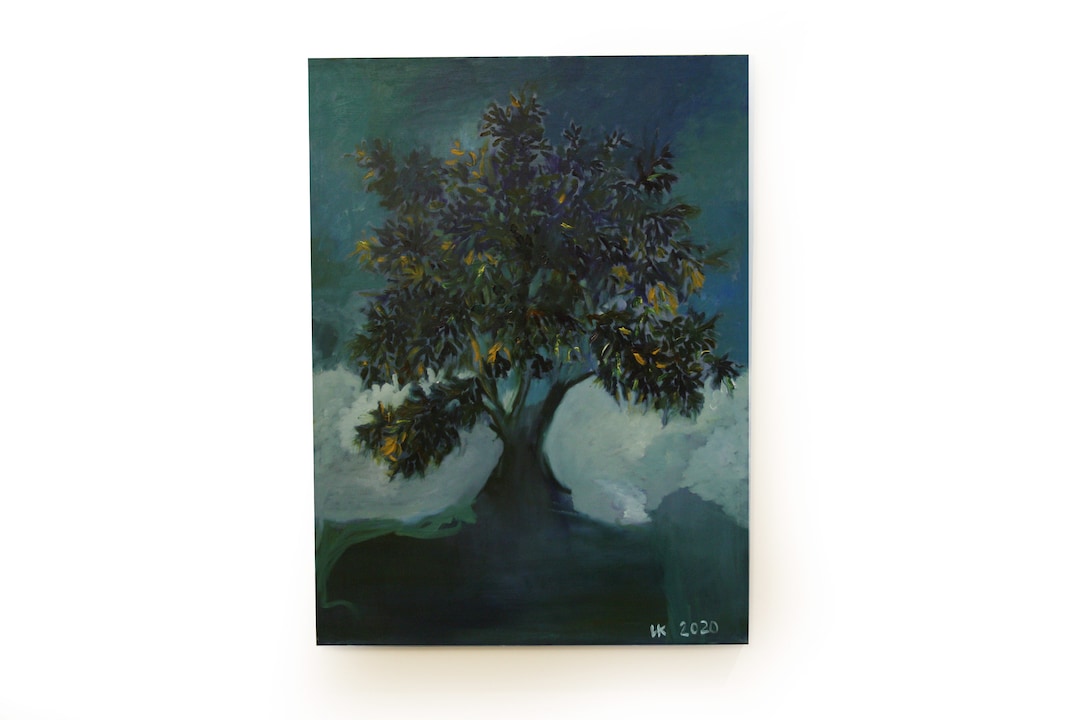 Olive Tree Painting in Oil Home Decor Sweet Home Painting - Etsy