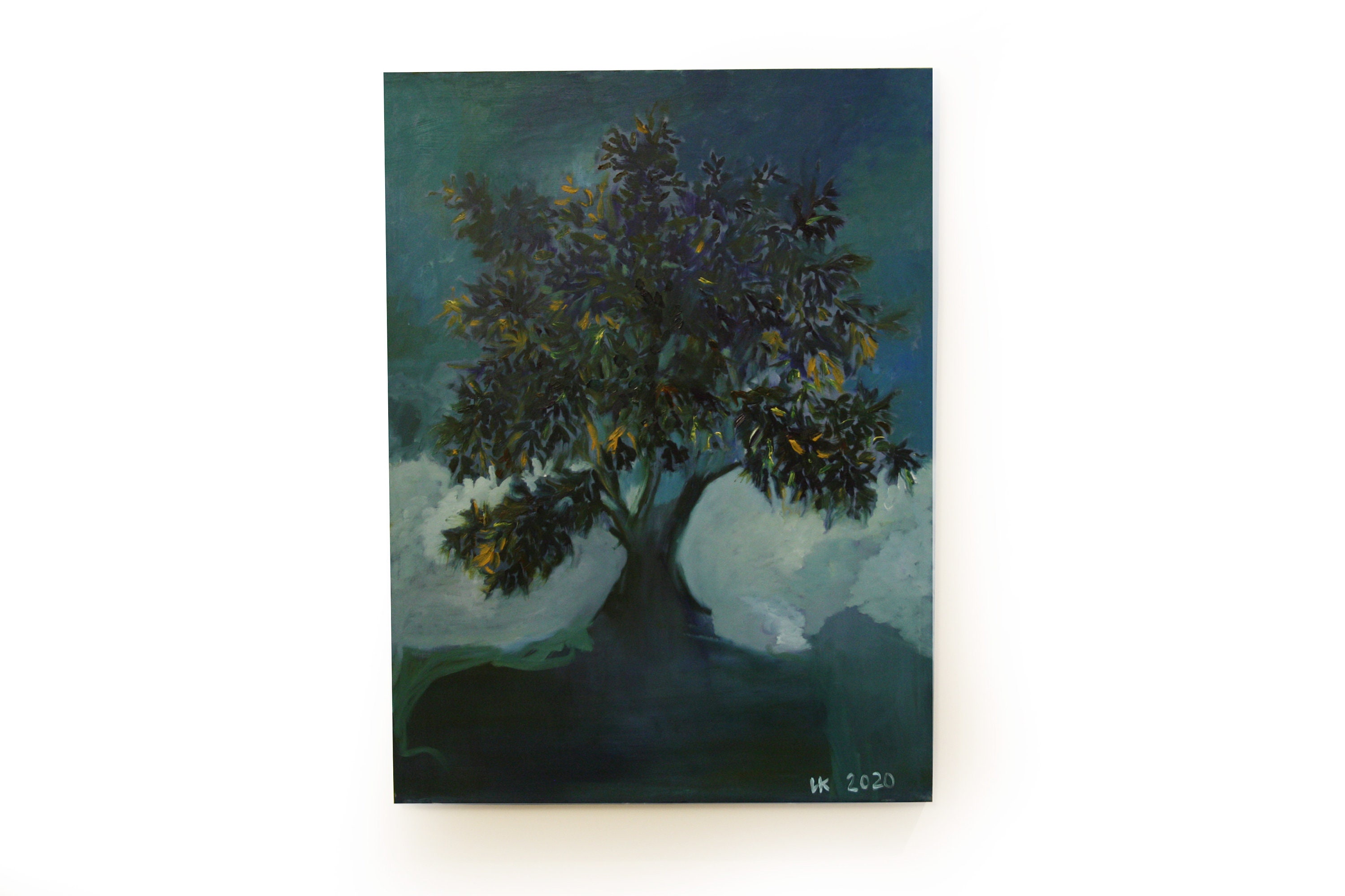 Olive Tree Painting in Oil Home Decor Sweet Home Painting - Etsy