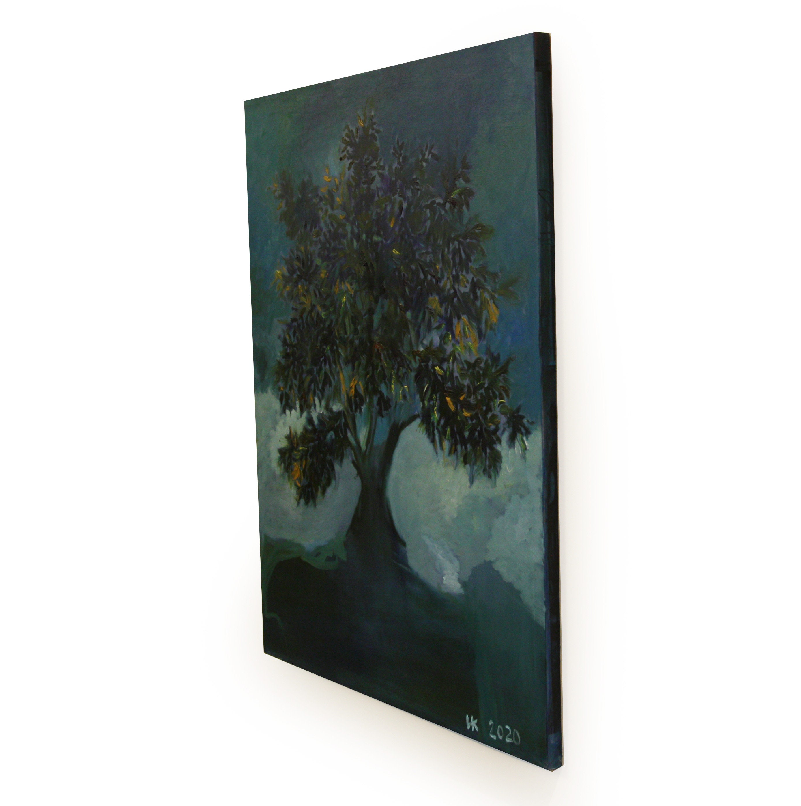 Olive Tree Painting in Oil Home Decor Sweet Home Painting - Etsy