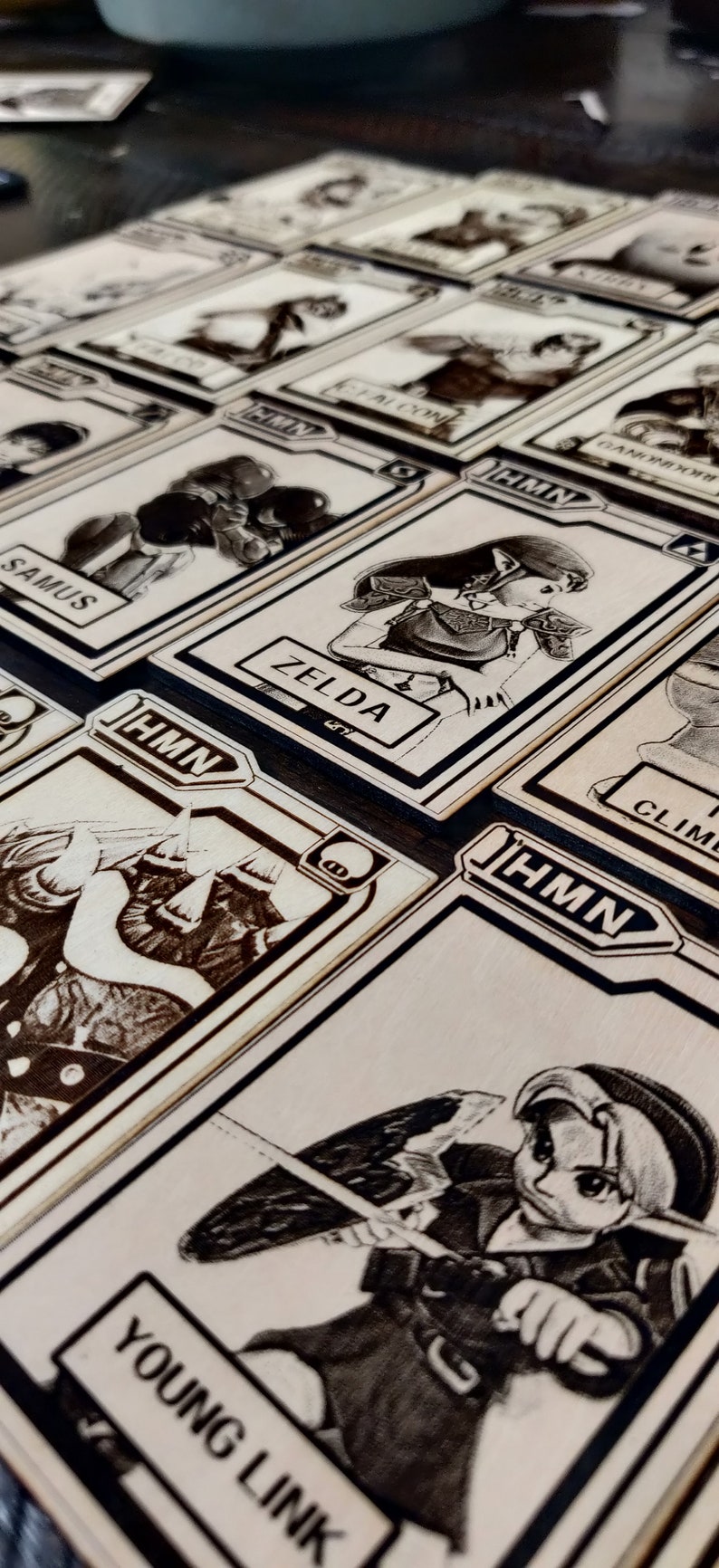 Super Smash Brothers Melee Character Selection Screen Wooden Portrait ...