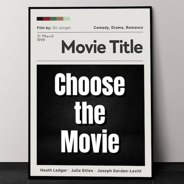 Custom Movies Poster - Etsy