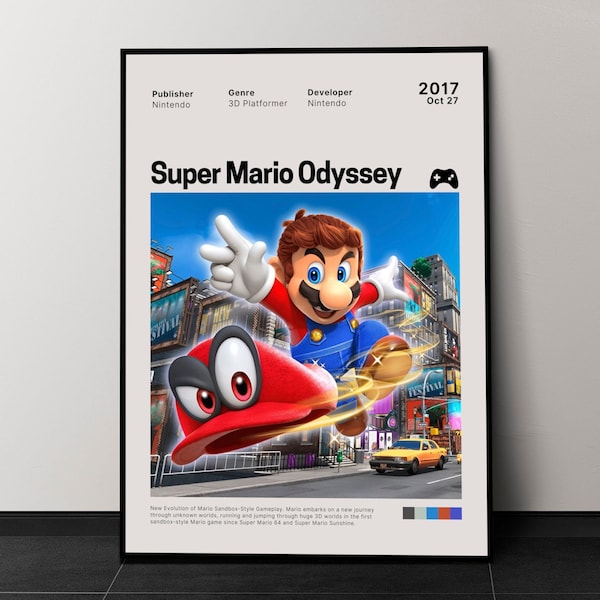 Super Mario Poster - Etsy