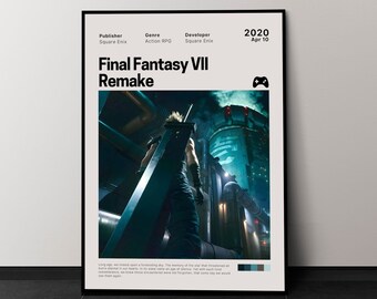 Final Fantasy 7 Remake Poster - Etsy